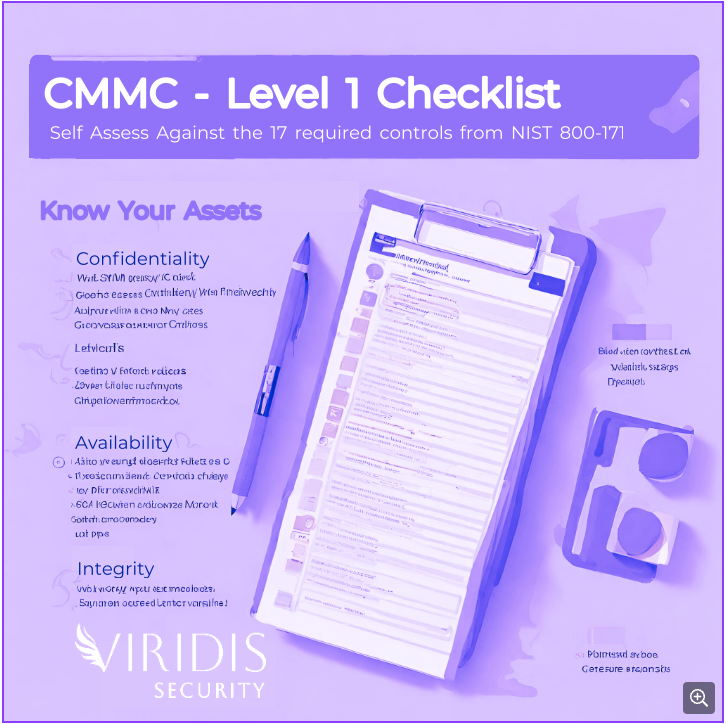 CMMC Level 1 - in depth | Viridis Security